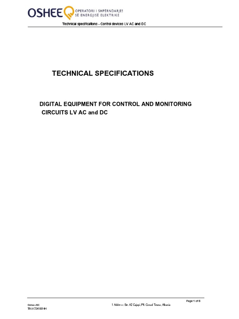 18 - AC-DC Bay Control Unit - Sq.en | PDF | Relay | Power Supply