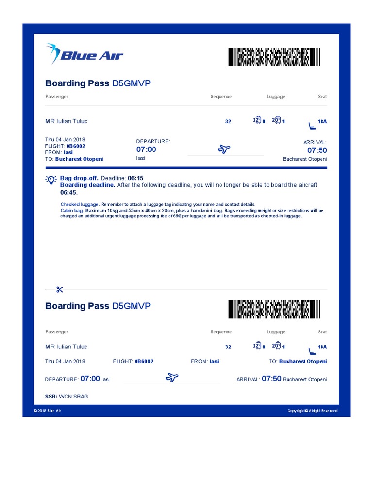 Boarding Pass | PDF