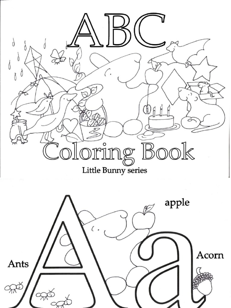 ABC Coloring Book PDF | PDF