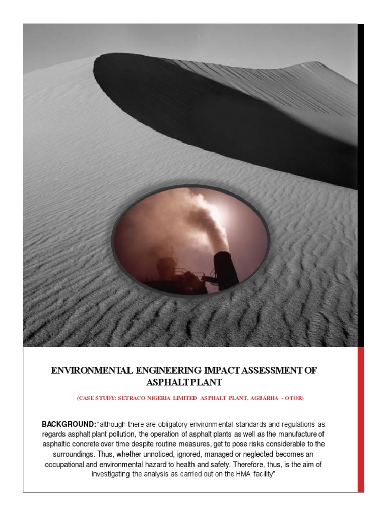 Engineering Impact Assessment of Asphalt Plant | PDF | Air Pollution ...