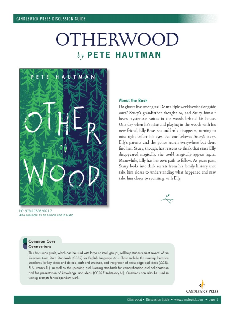 Otherwood by Pete Hautman Discussion Guide | PDF | Books | Reason