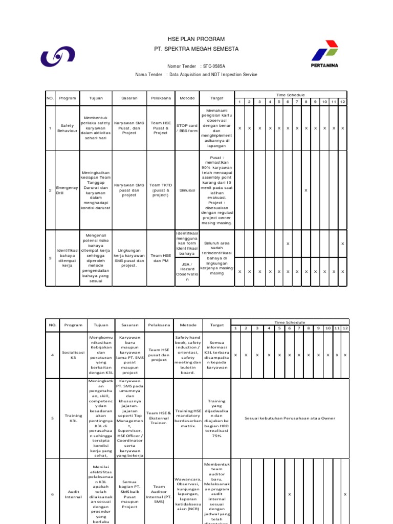 Hse Plan Program | PDF