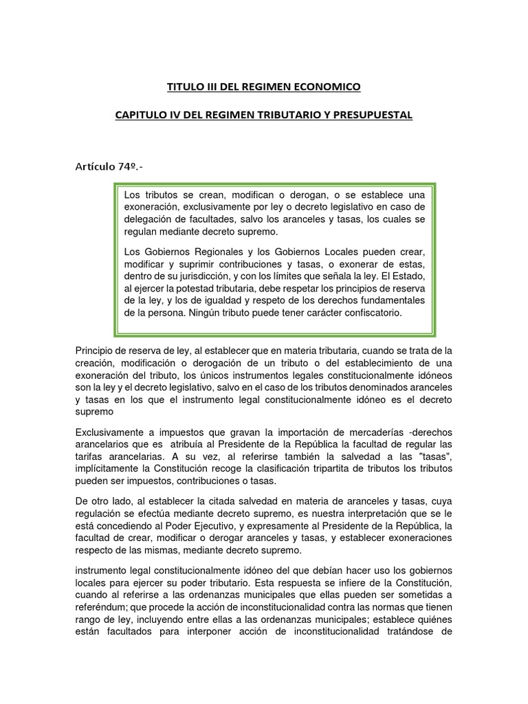 Regimen tributario y presupuestal | PDF | Presupuesto | Deuda gubernamental