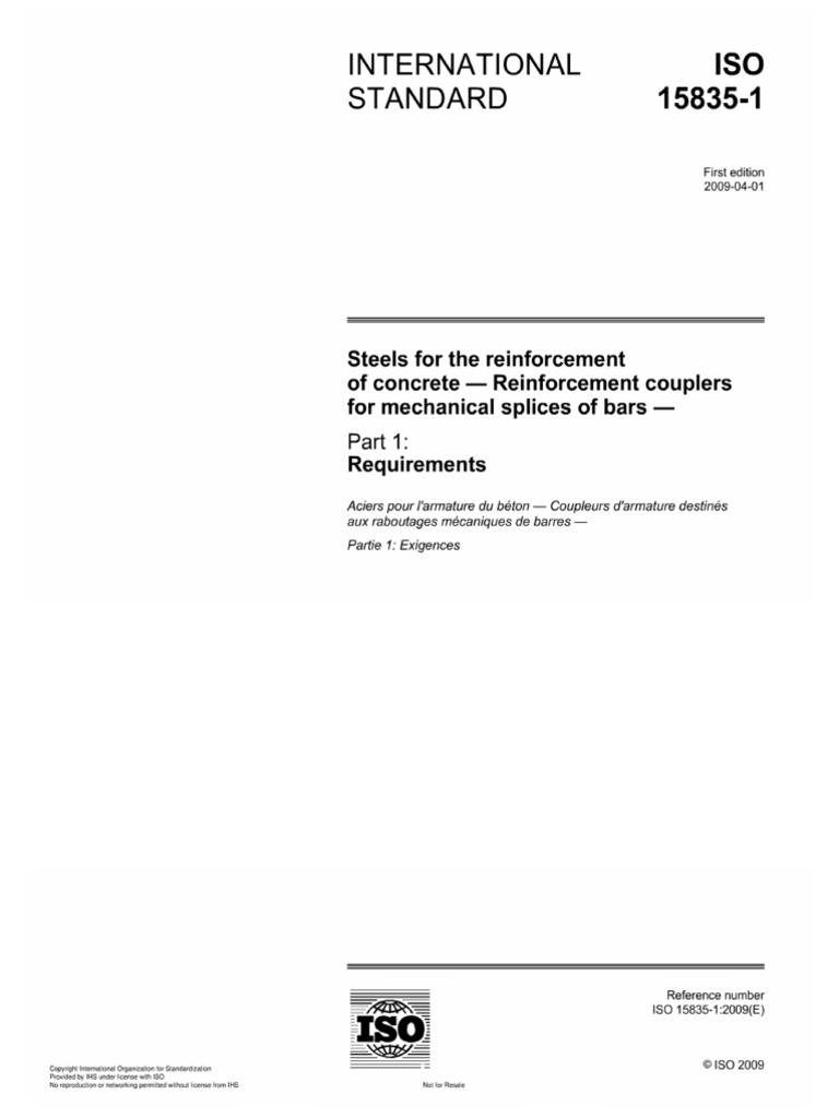 ISO-15835 Part 1-09 | PDF