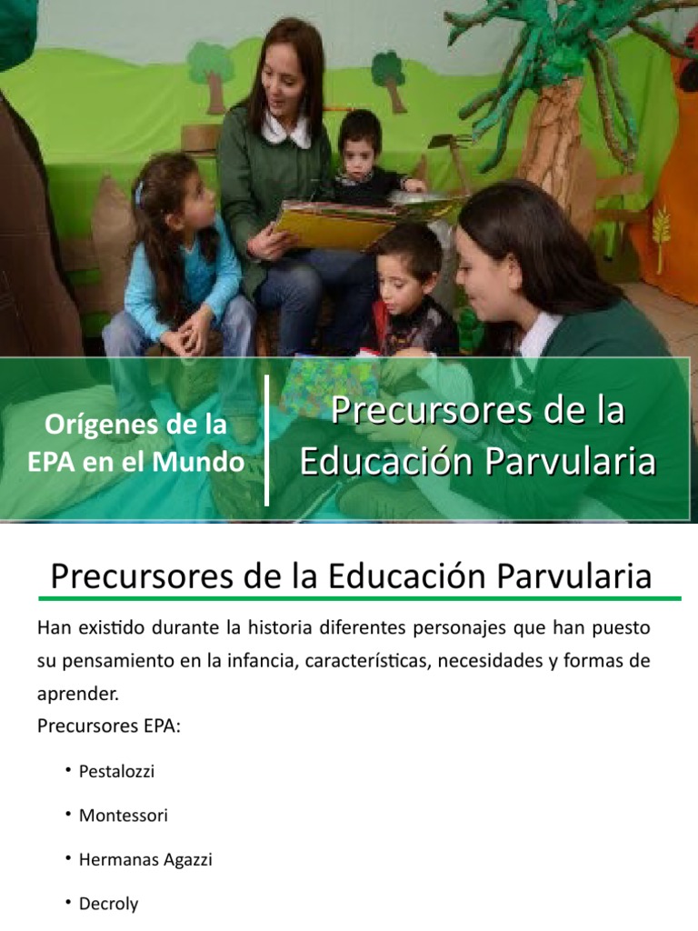 2 - Precursores de La Educ Parvularia | PDF | Conceptos psicologicos | Sicología