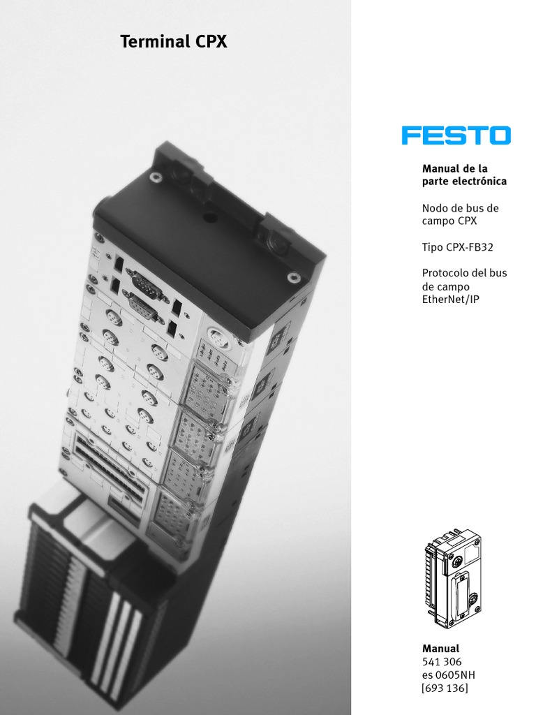 Festo CPX-FB32 2006-05 541306e1 PDF | PDF | Dirección IP | Tornillo