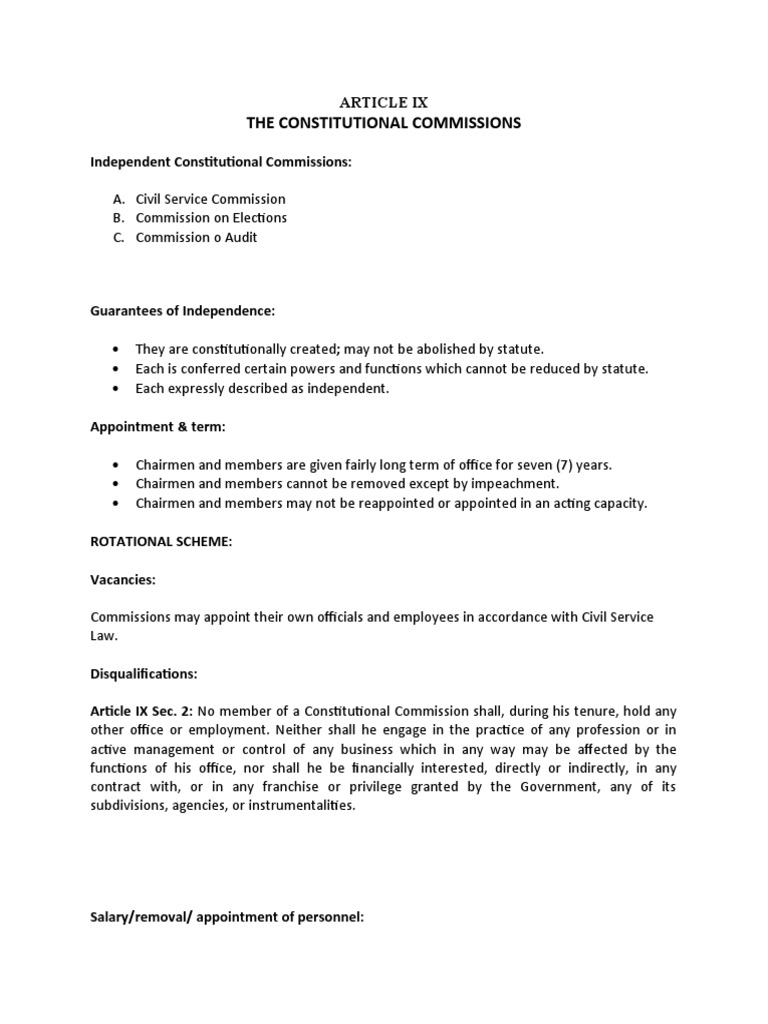 The Constitutional Commissions | PDF | Initiative | Jurisdiction