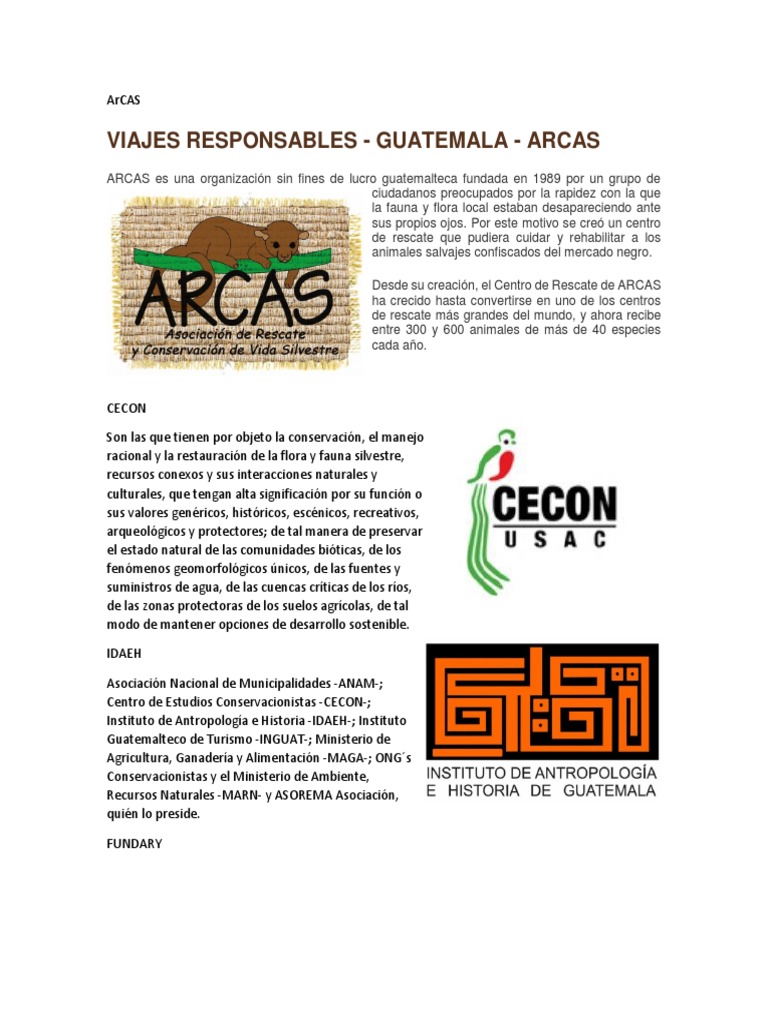 5 Instituciones Que Cuidan El Ambiente | PDF | Movimiento ...