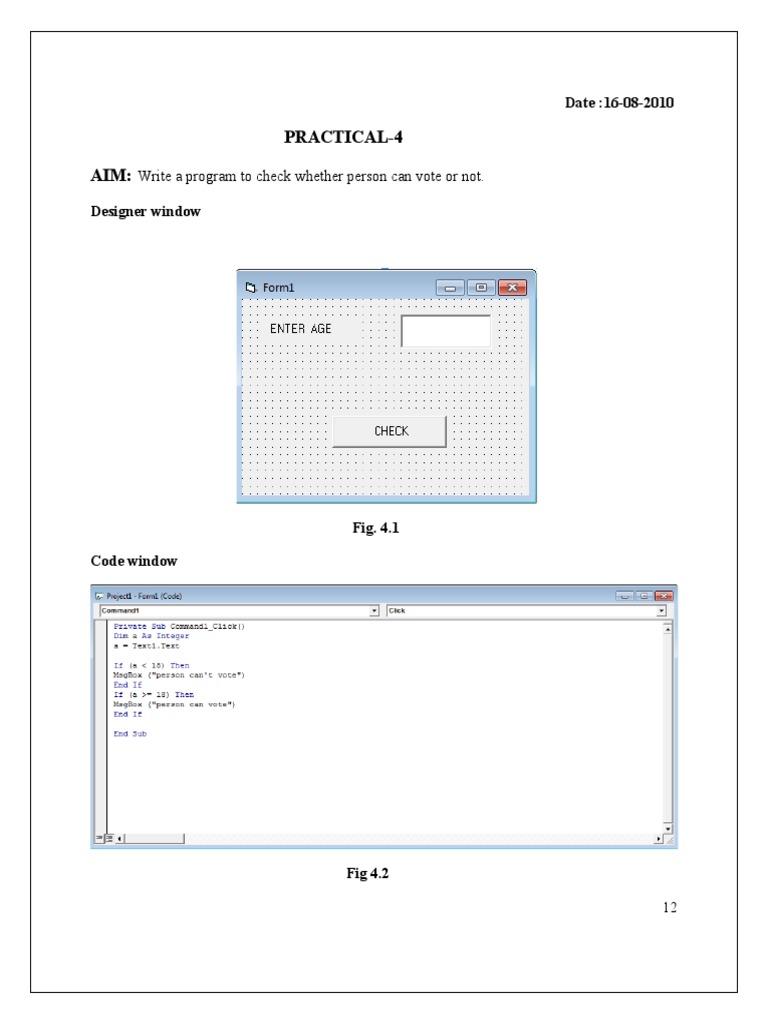 Practical 4 | PDF | Games & Activities | Computers