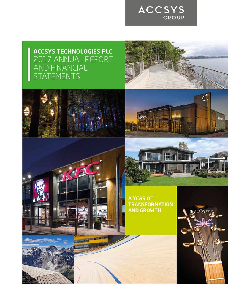 Accsys Group Annual Report 2017 | PDF | Revenue | Wood