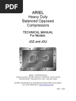 Ariel Compressor Bolting Tightening Torque-Reciprocating Comp | PDF ...