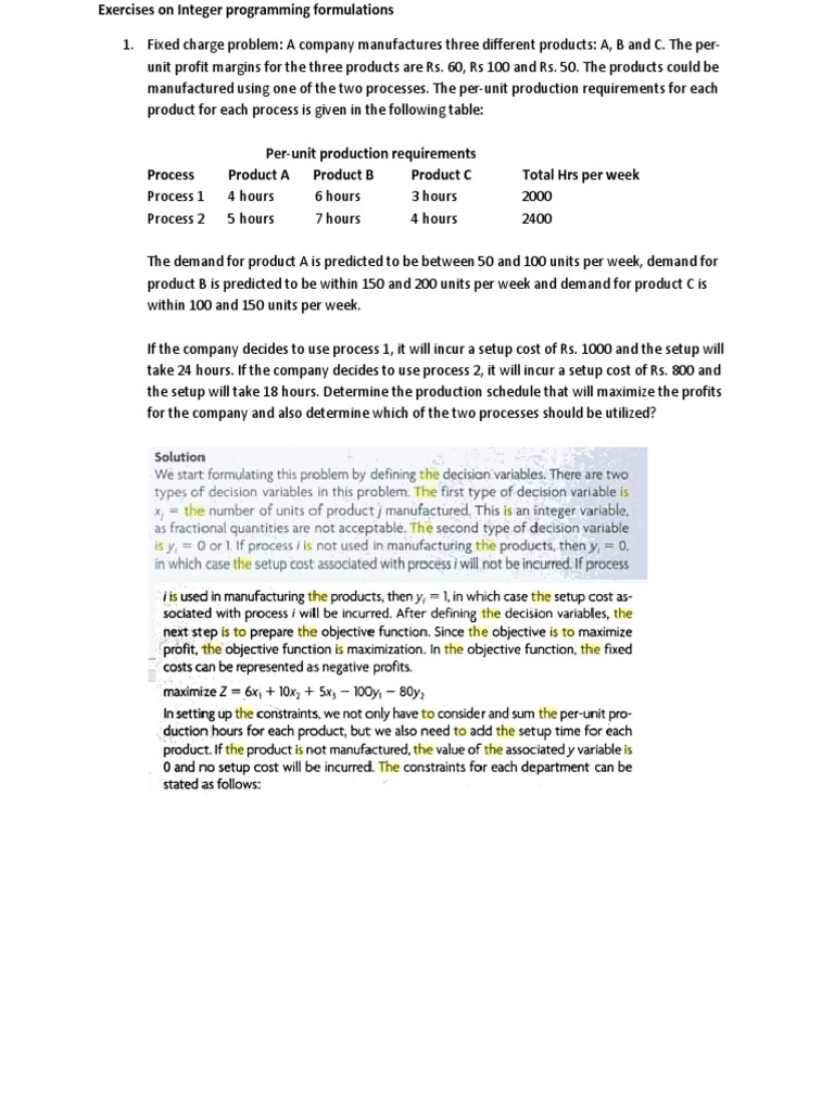 Maximizing Profits And Coverage With Integer Programming Formulations 0545