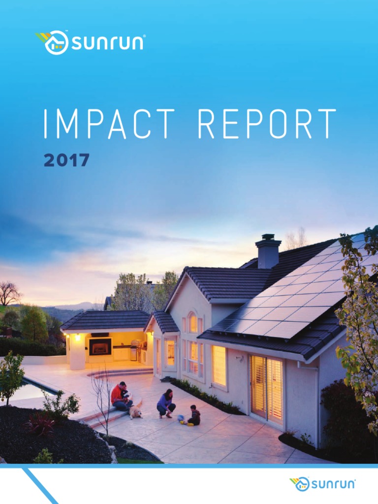 Sunrun Impact Report | PDF | Solar Power | Greenhouse Gas