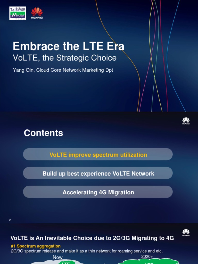 VoLTE 1 | PDF | Lte (Telecommunication) | Ip Multimedia Subsystem