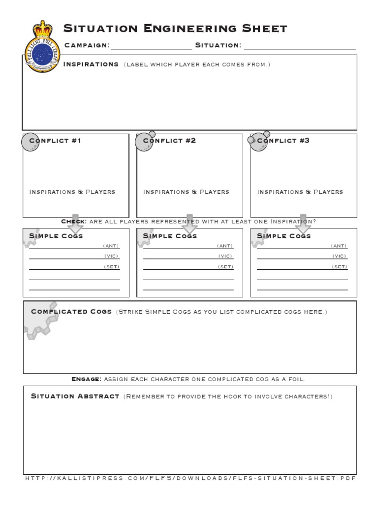 Flfs Situation Sheet | PDF
