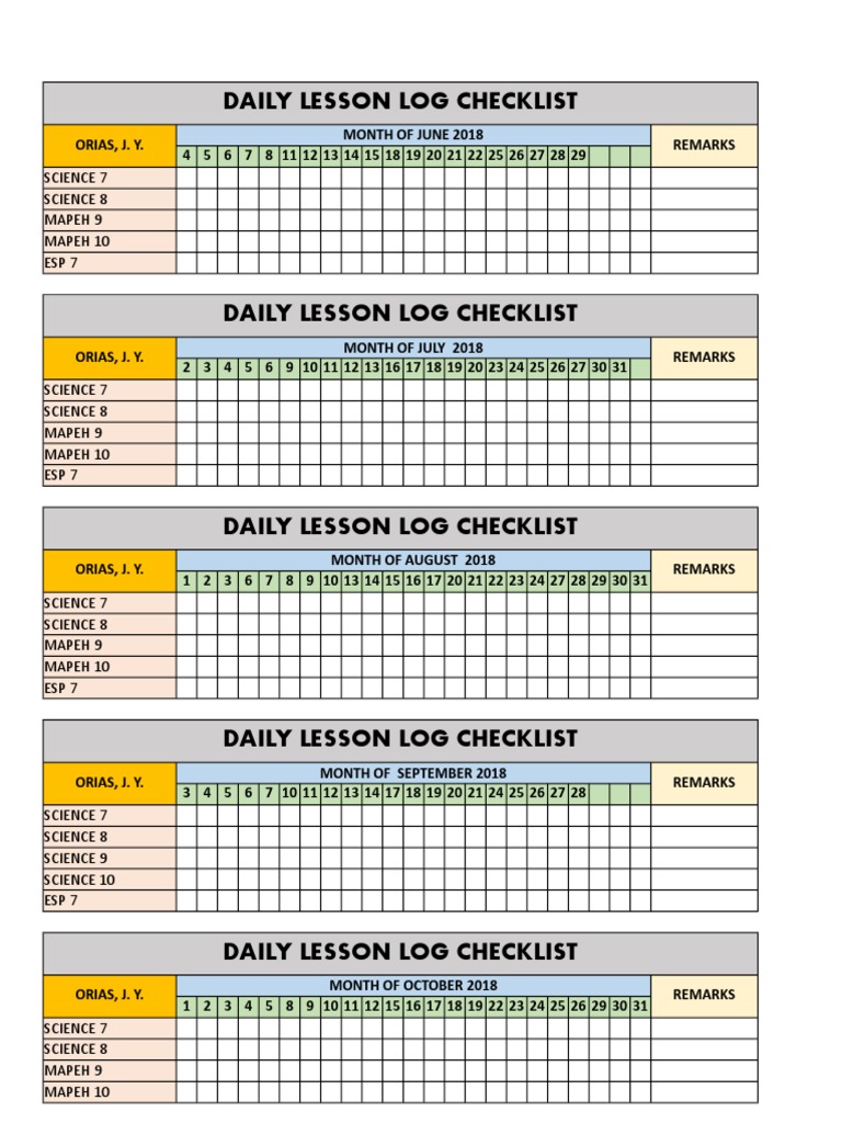 DLL Checklist - Final | PDF