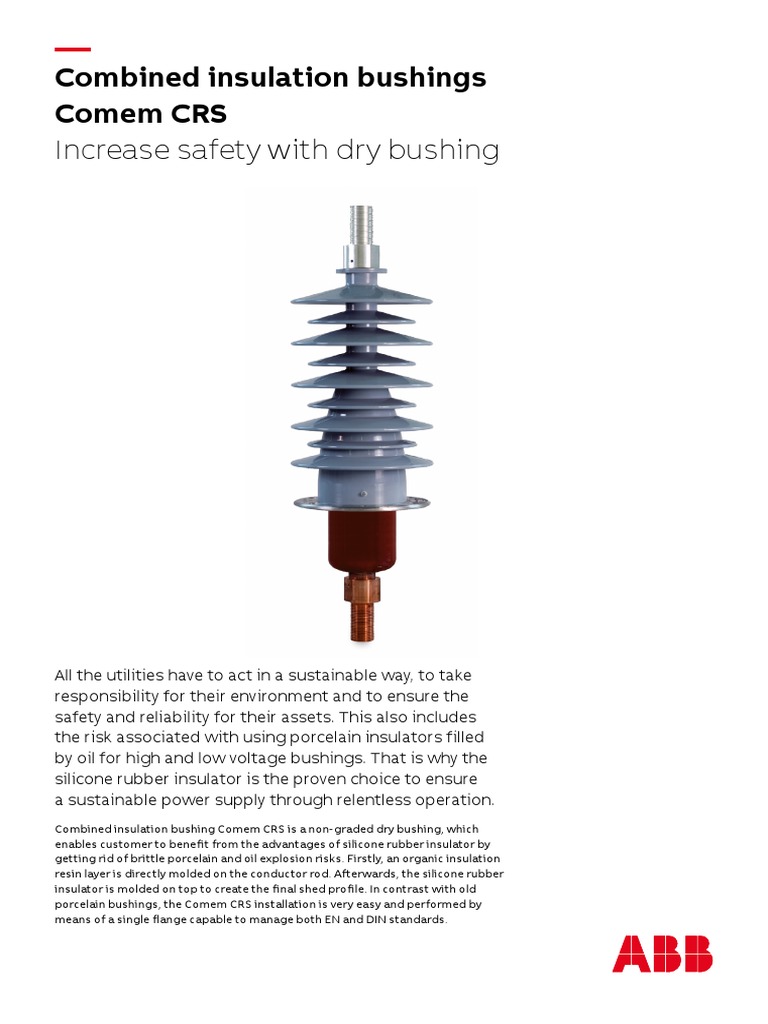 Abb - Comem - Crs - Bucha Seca | PDF | Insulator (Electricity) | Electricity