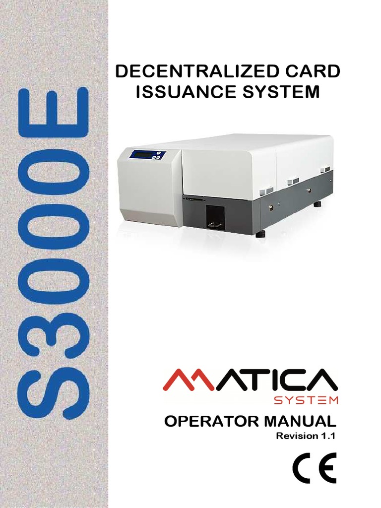 S3000E OperatorManual 1.1 | PDF | Computing And Information Technology