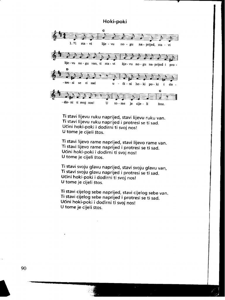 Djecije Pjesmice Za Zborove | PDF