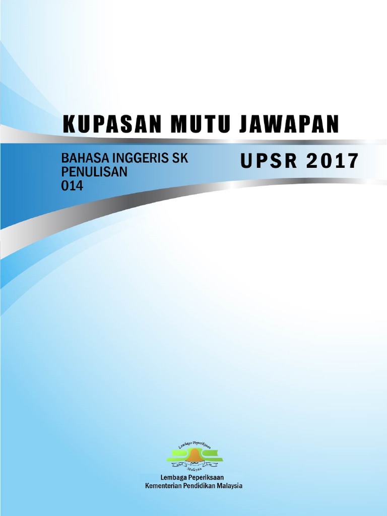 UPSR 2017 English Writing Review | PDF | Question | Phrase