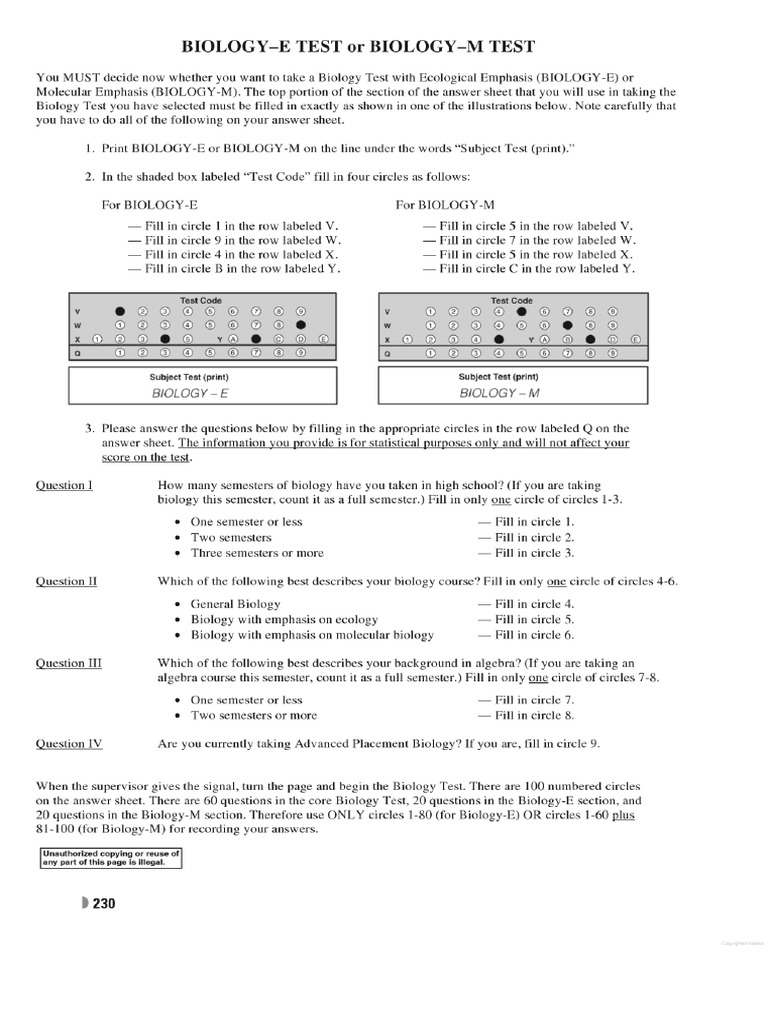 (Collegeboard) Official Practice Test 3 | PDF