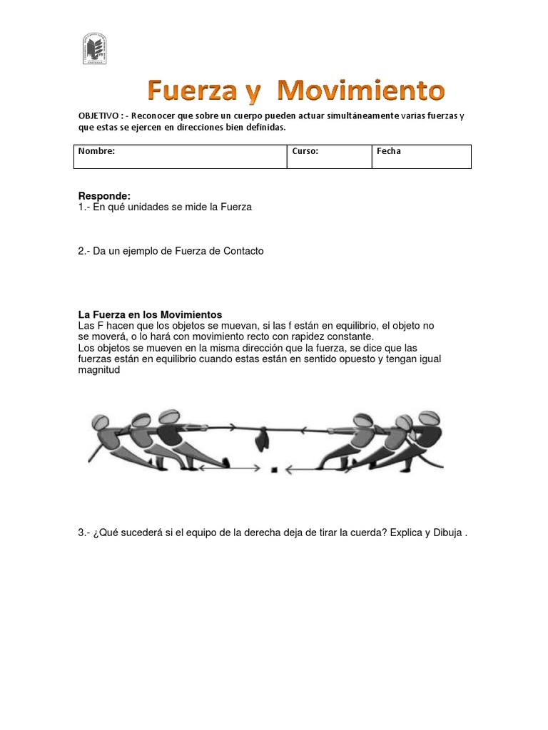 Fuerza y Movimiento