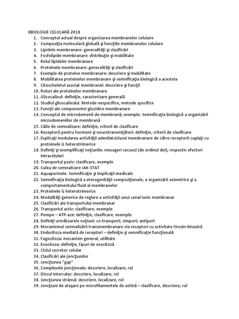 Lista Subiecte | PDF