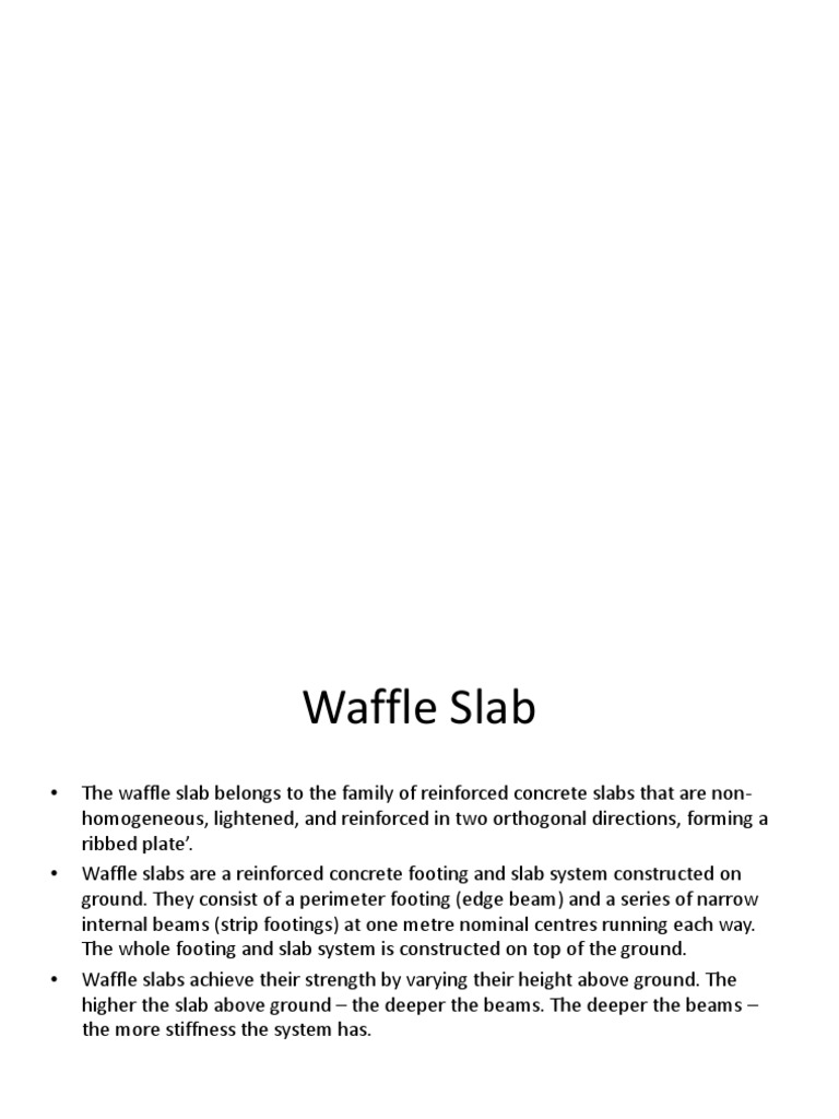 Waffle | PDF | Concrete | Beam (Structure)