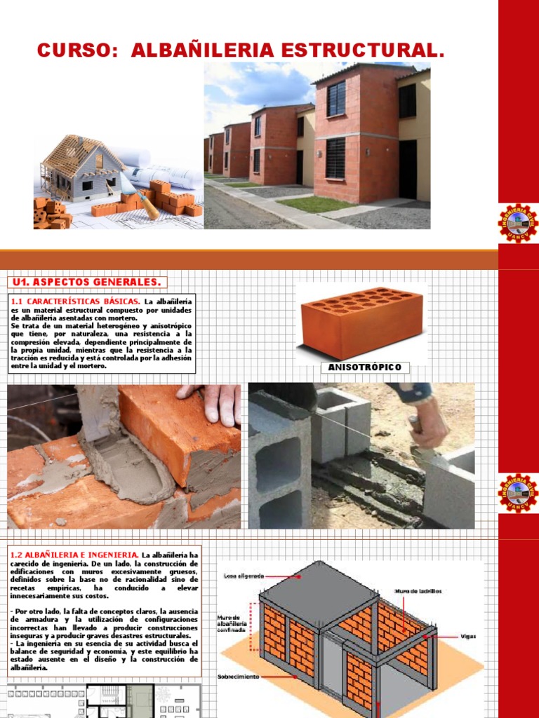 Unidades De Albañileria Estructural Pdf Albañilería Hormigón