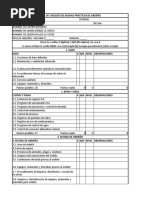 Check List Almacenamiento Sustancias Peligrosas Centinela | PDF | Naturaleza