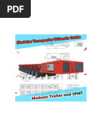 SPMT Description Incl Drawings | PDF | Trailer (Vehicle) | Crane (Machine)