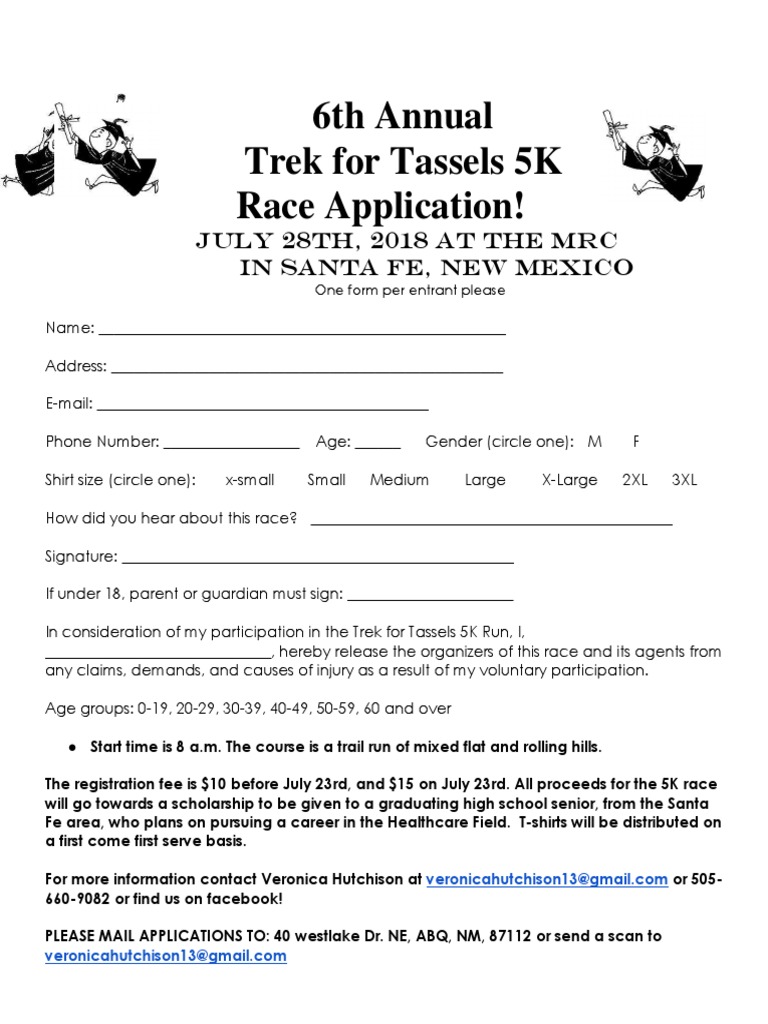 2017 Trek Race Application | PDF | Career & Growth | Sports & Recreation