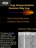 Gamma Ray Log Interpretation Overview | PDF | Physics | Radioactive Decay