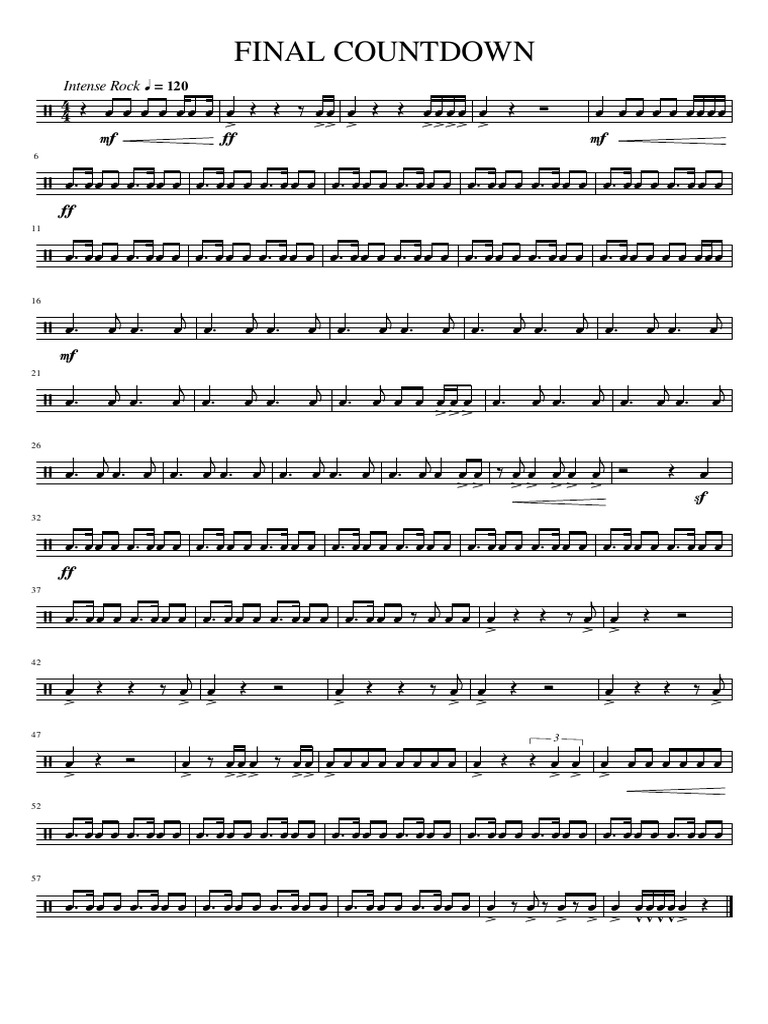 Intense Rock Music Countdown | PDF