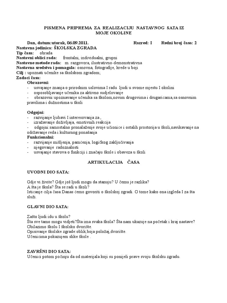 2.skolska Zgrada | PDF