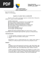 Obrazac Za Mjesecni Izvjestaj o Radu - BJ | PDF