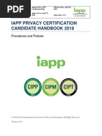 IAPP-Certification Handbook Updated | PDF | Legal Remedy | Certification