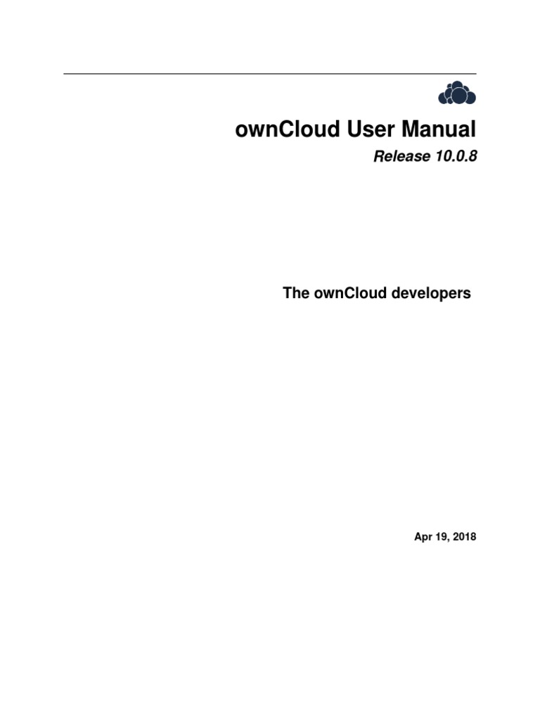 Owncloud Manual PDF | Download Free PDF | Share Point | Mobile App