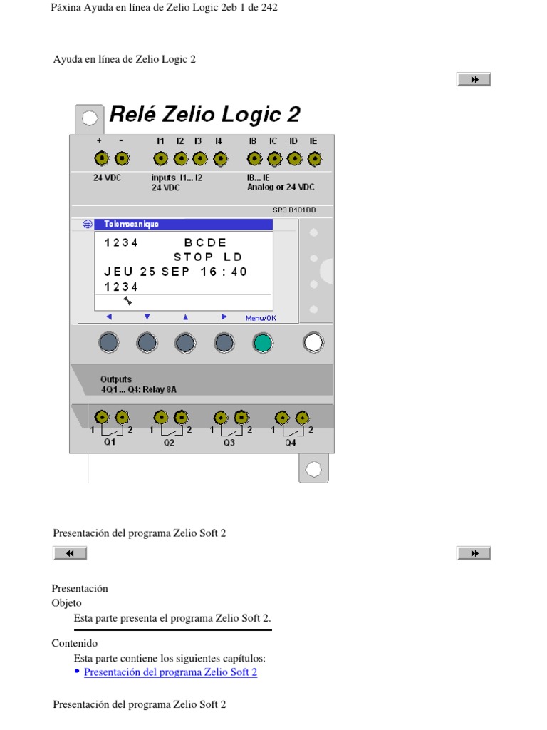 Zelio II | PDF | Point and Click | Ventana (informática)