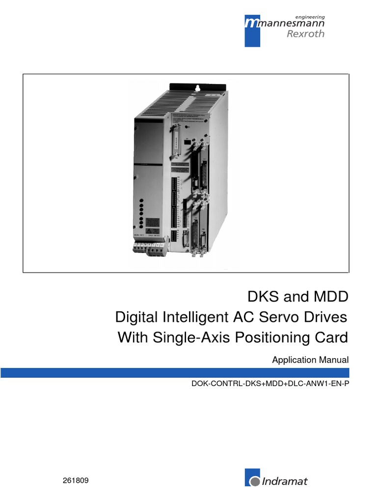 DOK-CONTRL-DKS+MDD+DLC-ANW1-EN-E - DKS and MDD With Single-Axis ...