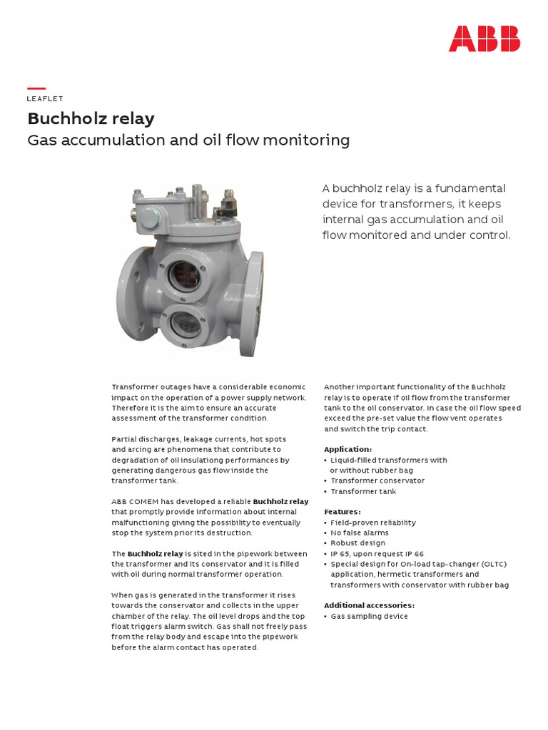 ABB Leaflet Comem BR-En 2018-06-07 | PDF | Transformer | Relay