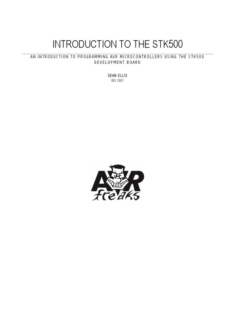 Introduction To The STK500 | PDF