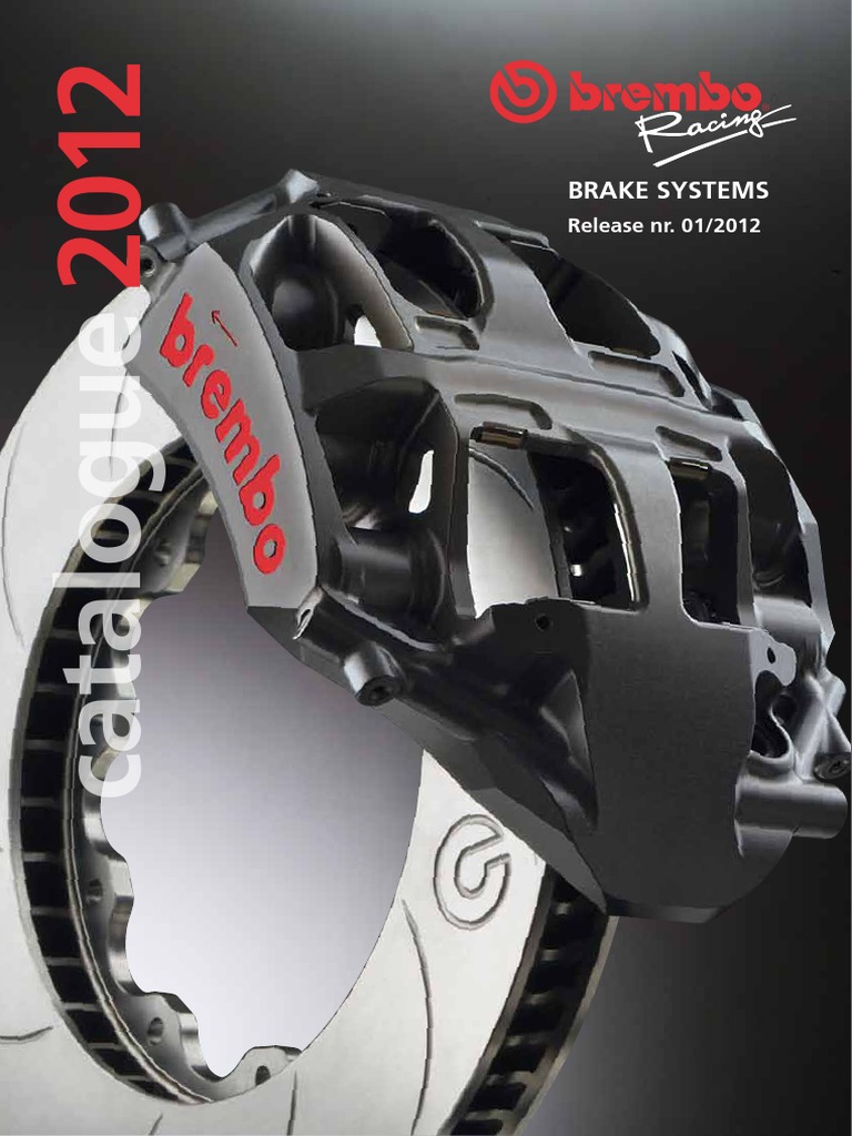 Brembo Racing Brake Systems Guide | PDF | Brake | Vehicle Technology