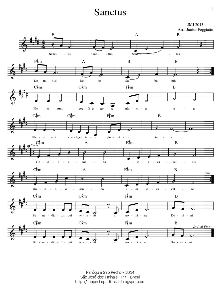 Sanctus - JMJ 2013.pdf