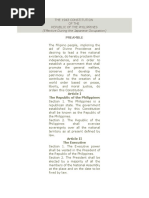 1986 Freedom Constitution of The Republic of The Philippines | PDF ...