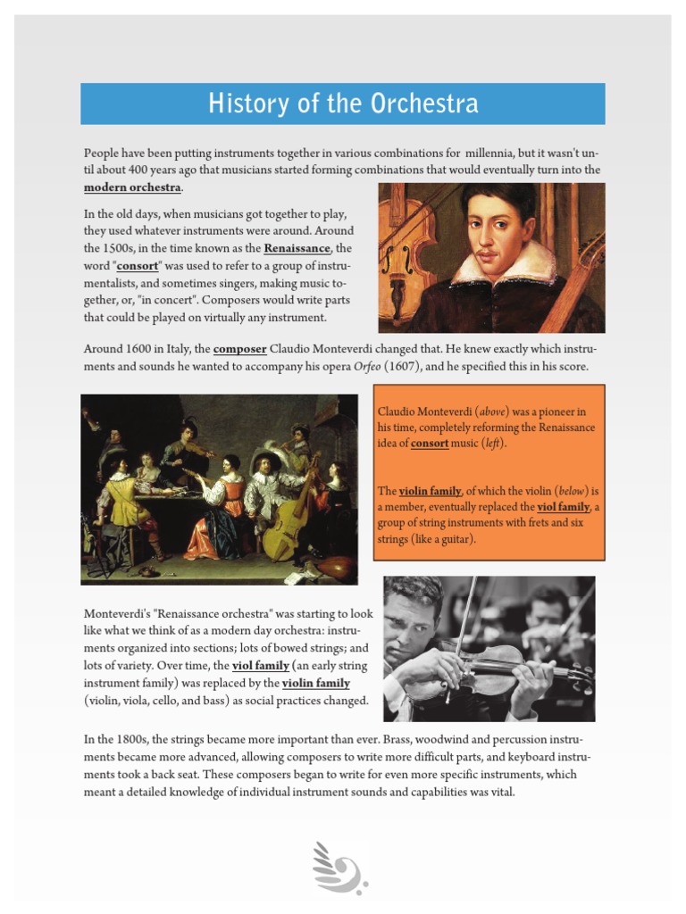 History of The Orchestra | PDF | Orchestras | Conducting