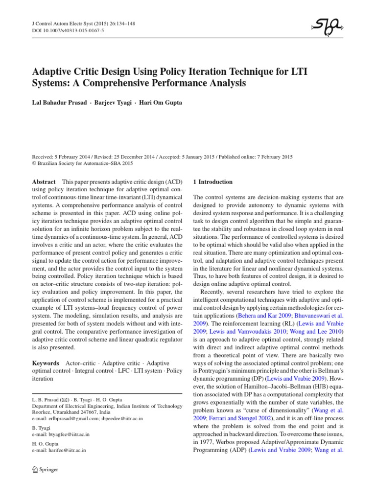 Lewis LFC | PDF | Optimal Control | Mathematical Optimization