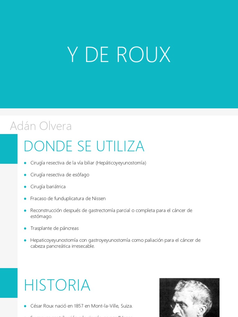 Y de Roux | PDF | Rtt | Sistema digestivo