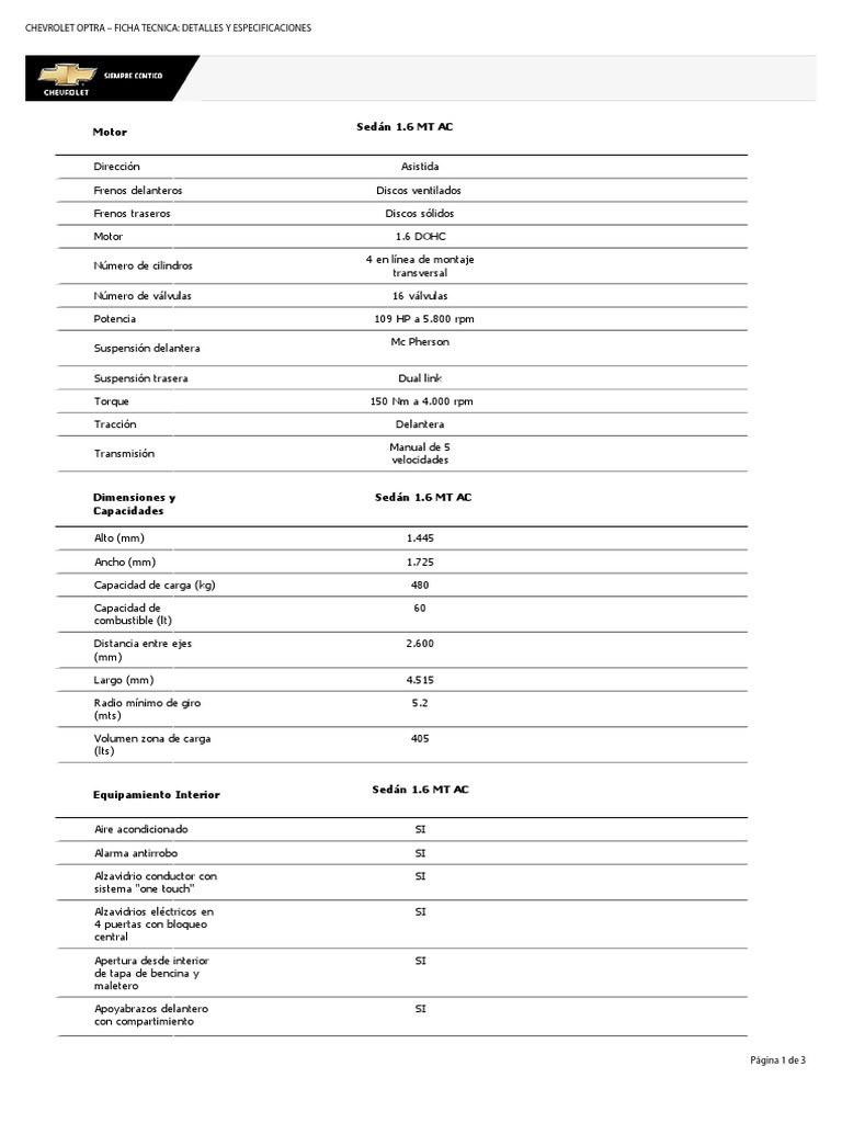 Optra | PDF | Vehículos terrestres | Industria automotriz