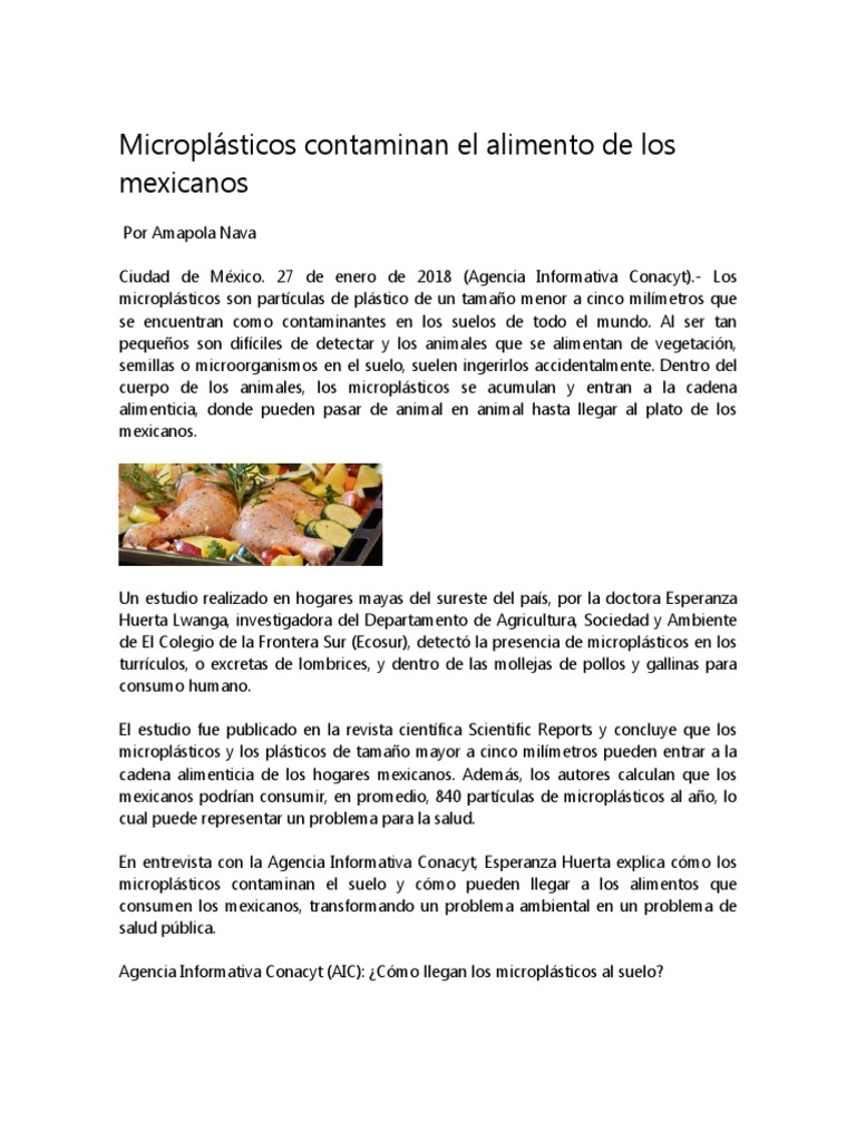 Microplasticos | PDF | El plastico | Residuos